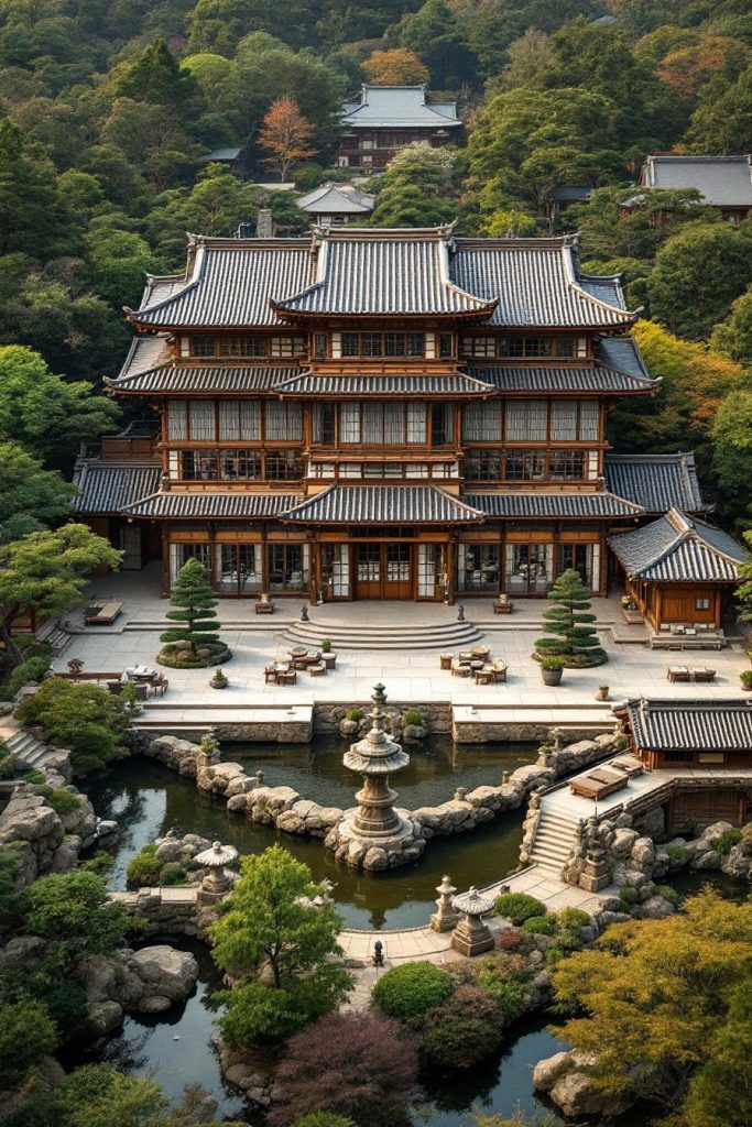 21 Japanese Mansion Designs That Blend Luxury with Zen Elegance