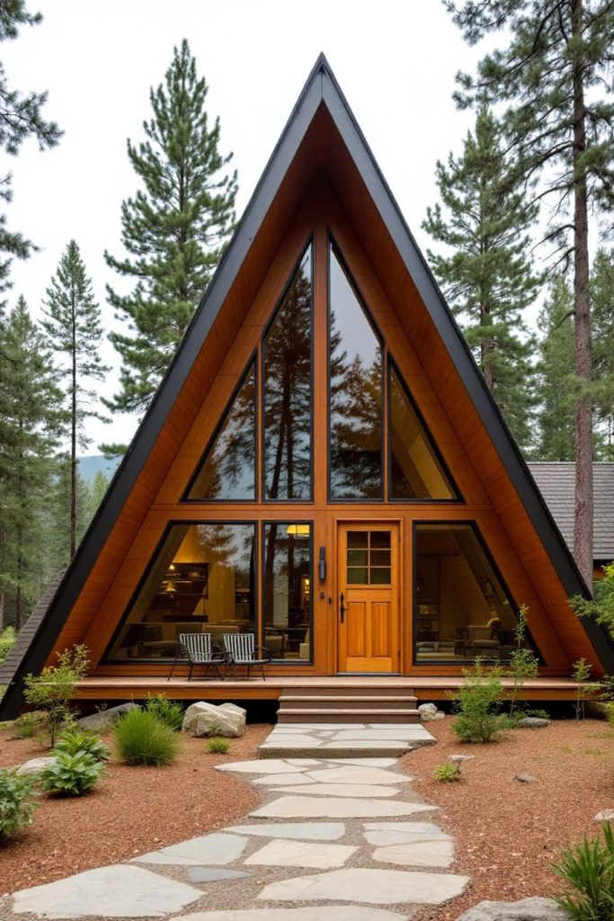 30 A-frame Cottage Designs Blending Adventure and Comfort