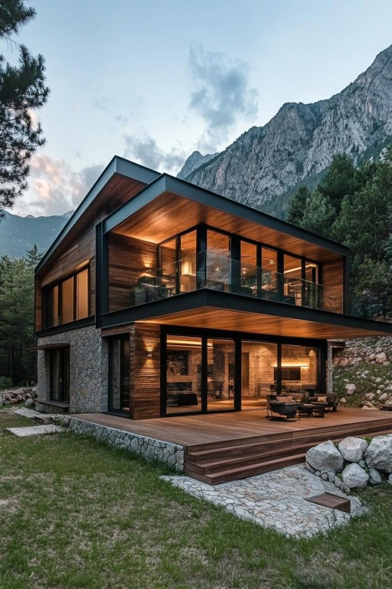 32 Mountain Side Homes Built Into Majestic Slopes