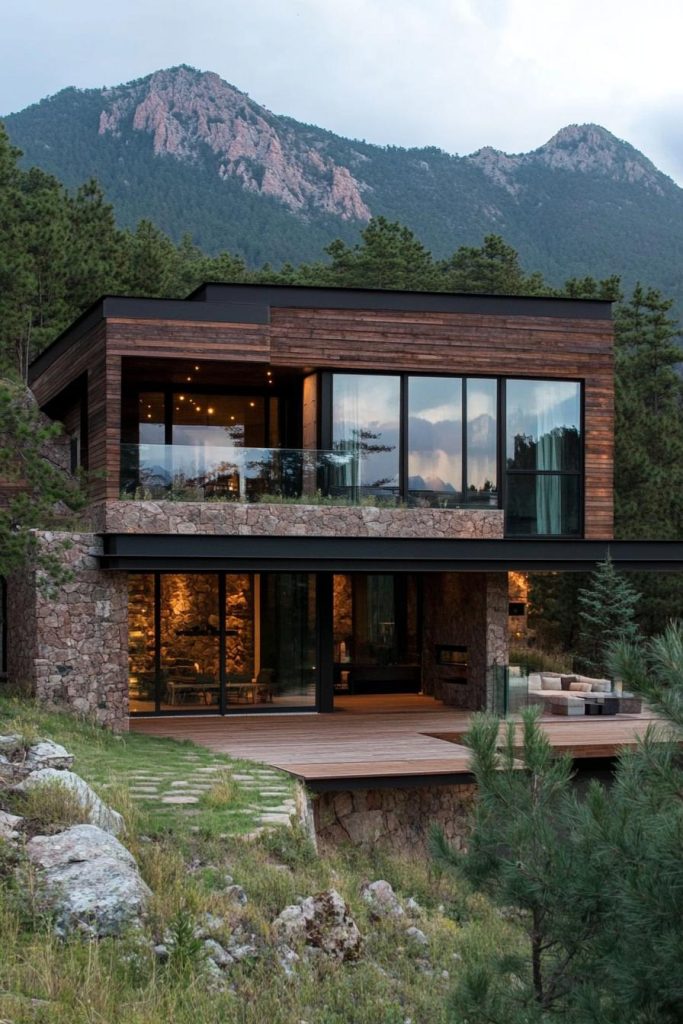 32 Mountain Side Homes Built Into Majestic Slopes