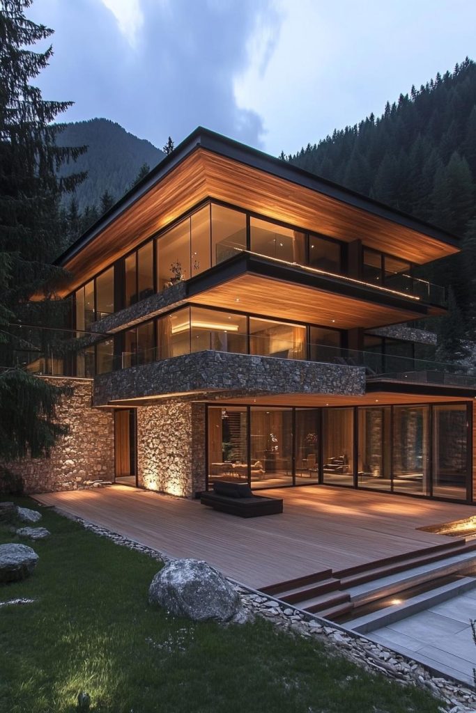 32 Mountain Side Homes Built Into Majestic Slopes