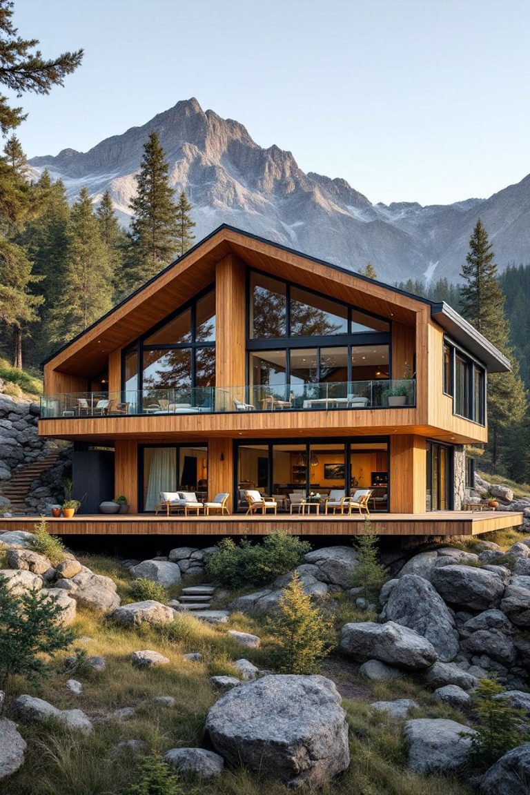 32 Mountain Side Homes Built Into Majestic Slopes
