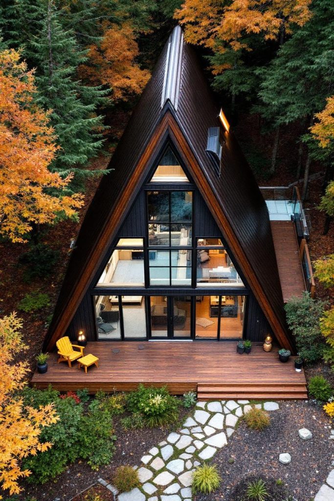 30 A-frame Cottage Designs Blending Adventure and Comfort