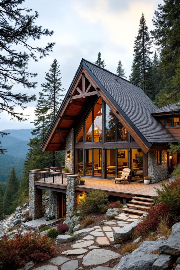 32 Mountain Side Homes Built Into Majestic Slopes