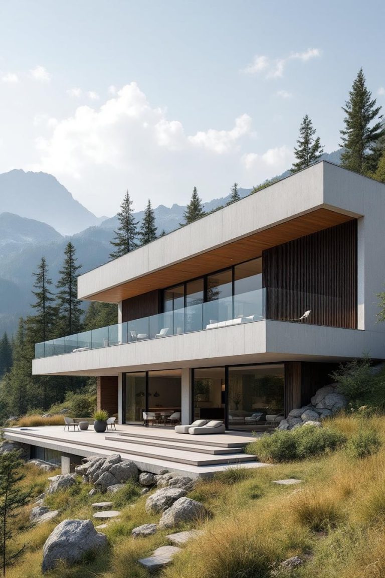 32 Mountain Side Homes Built Into Majestic Slopes