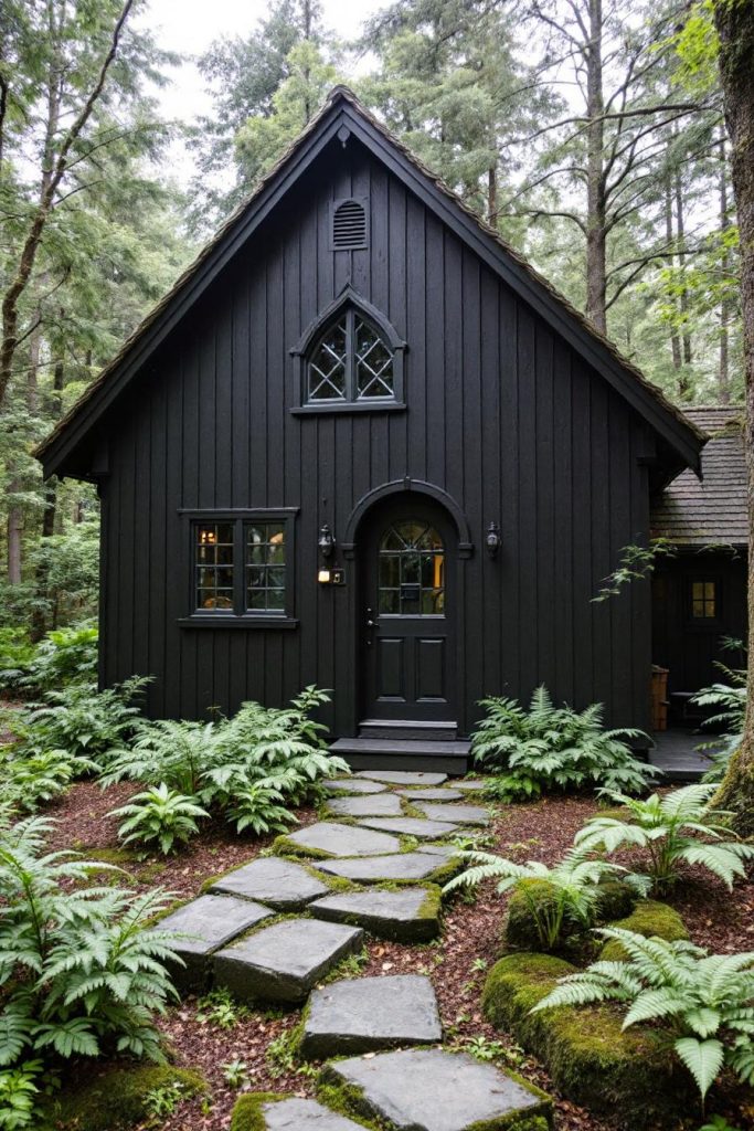 34 Dark House Exterior Designs Wrapped in Deep Rich Tones