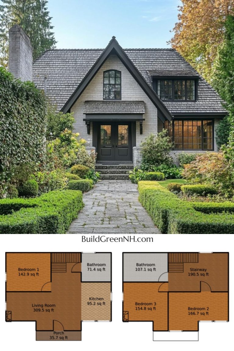 Cottage Chic with a Dash of Magic: Cottage House Floor Plans