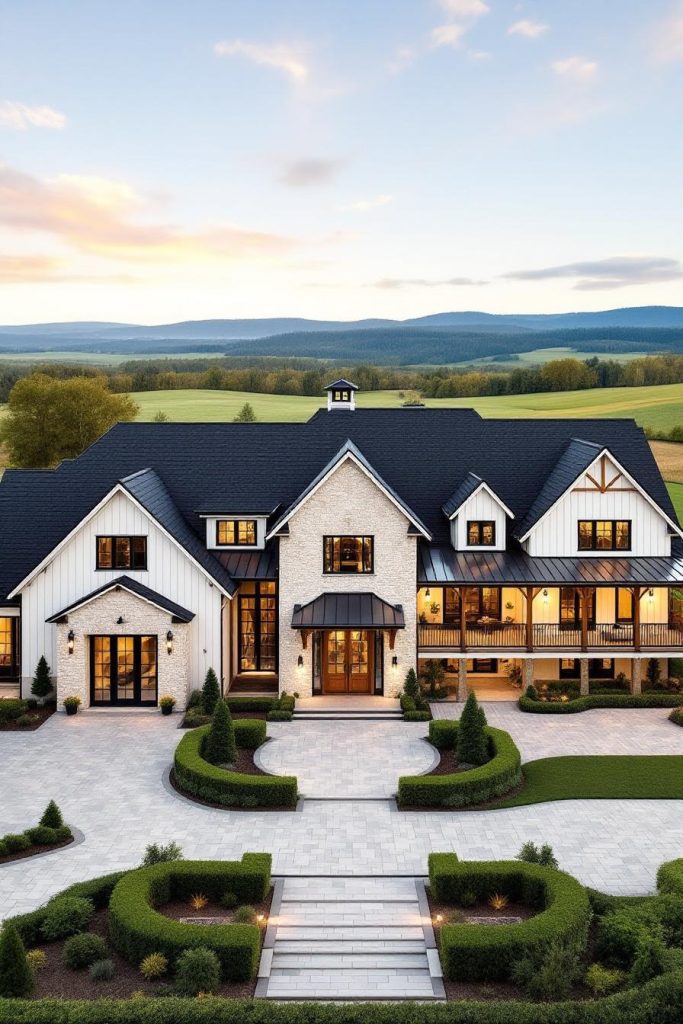 22 Big Country Houses That Will Make You Want to Move and Moo-ve
