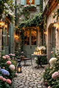 22 English Courtyard Designs That Will Make Your Neighbors Green With Envy