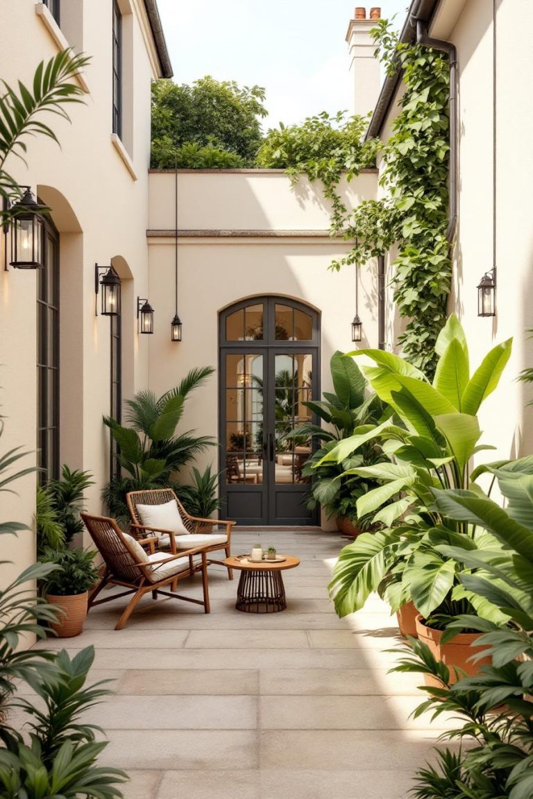 22 English Courtyard Designs That Will Make Your Neighbors Green With Envy