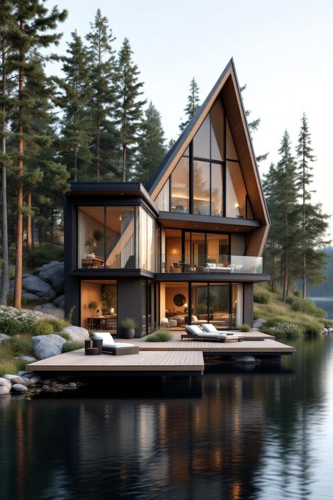 39 Dream Lake Houses For Your Splashy Escape