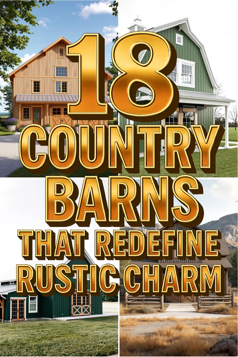 18 Country Barns That Redefine Rustic Charm