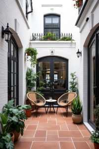 22 English Courtyard Designs That Will Make Your Neighbors Green With Envy