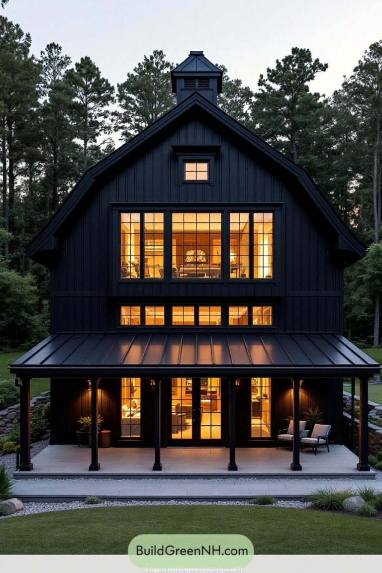 20 Black Barndominiums That Blend Rustic and Chic Styles