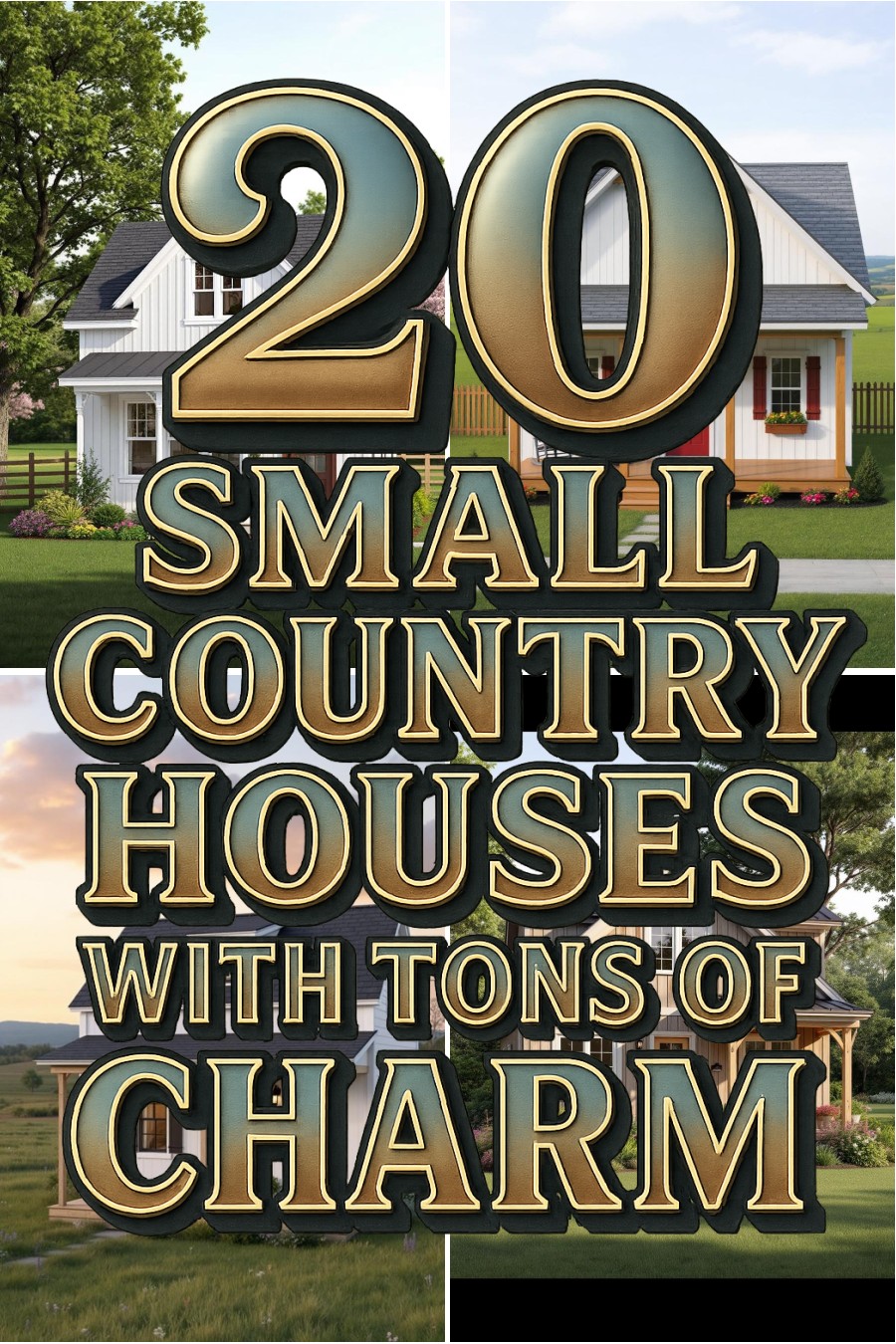 20 Small Country Houses With Tons of Charm