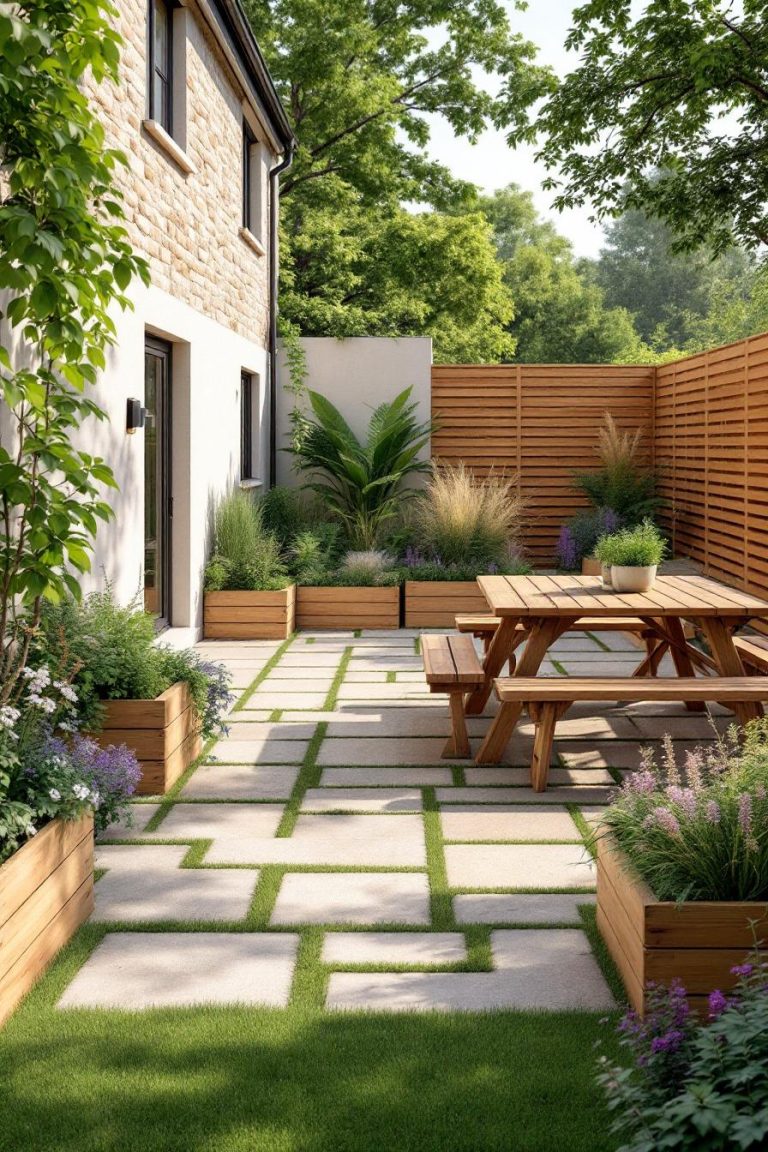 22 English Courtyard Designs That Will Make Your Neighbors Green With Envy