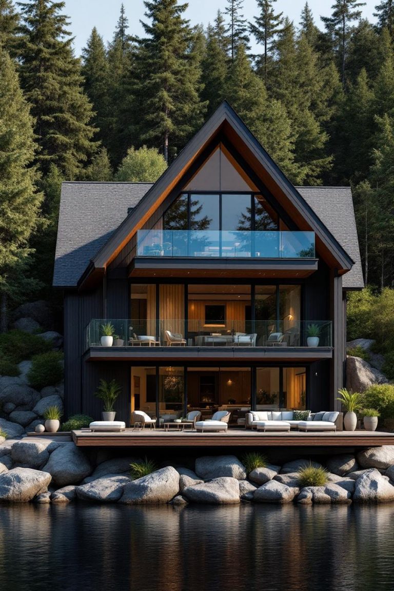 39 Dream Lake Houses For Your Splashy Escape