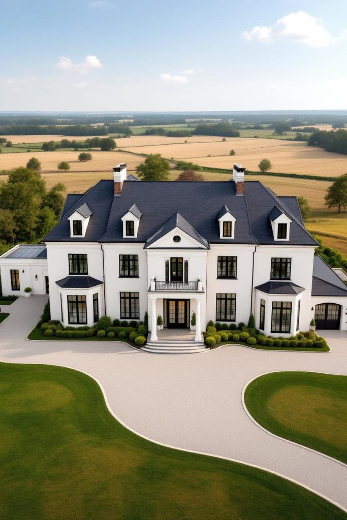 22 Big Country Houses That Will Make You Want to Move and Moo-ve