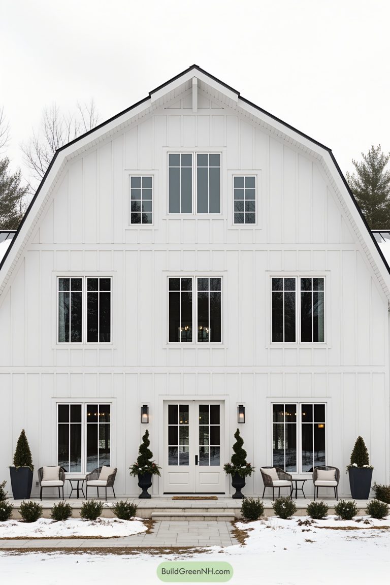 22 White Barn Houses That Look Chic and Cozy