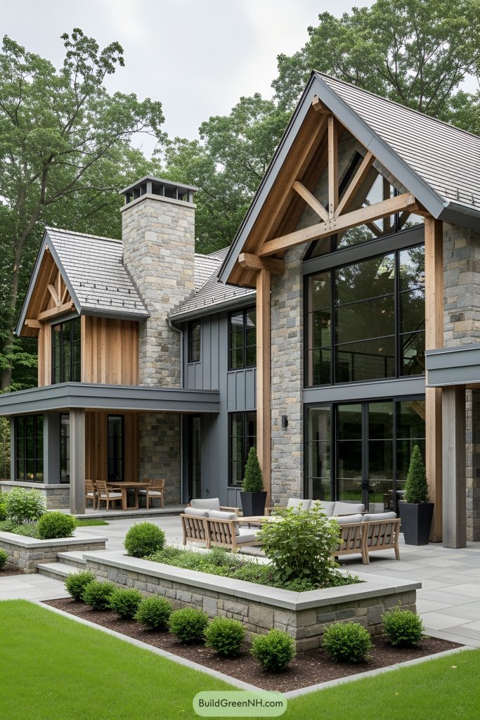 24 Modern Rustic Houses That Merge Cozy Charm and Contemporary Chic