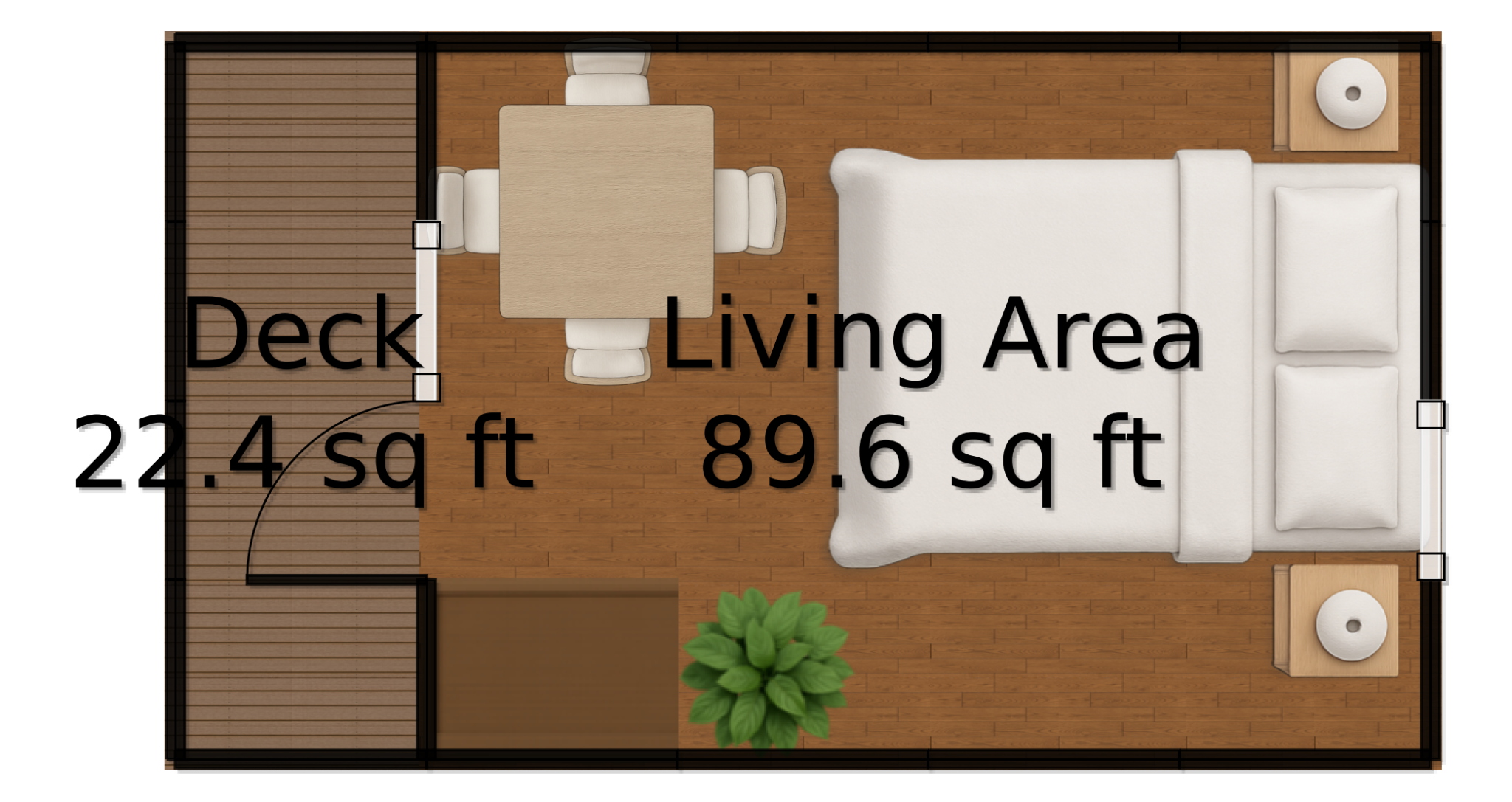 Tiny Barrel Haven by the Creek: Small Cabin Floor Plans
