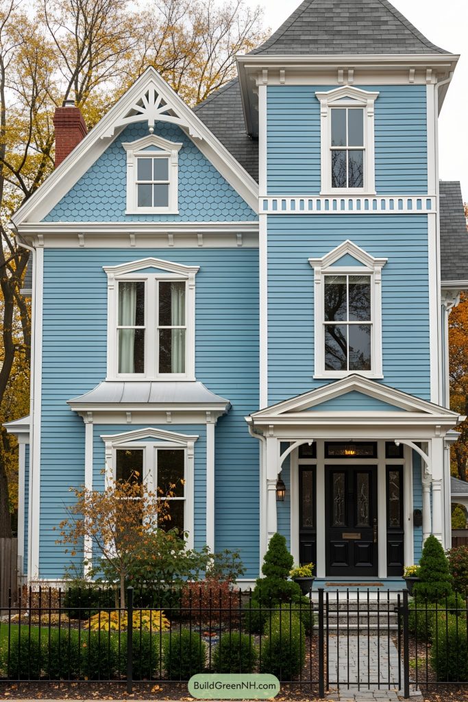 23 Blue Victorian Houses That Wear the Color Well