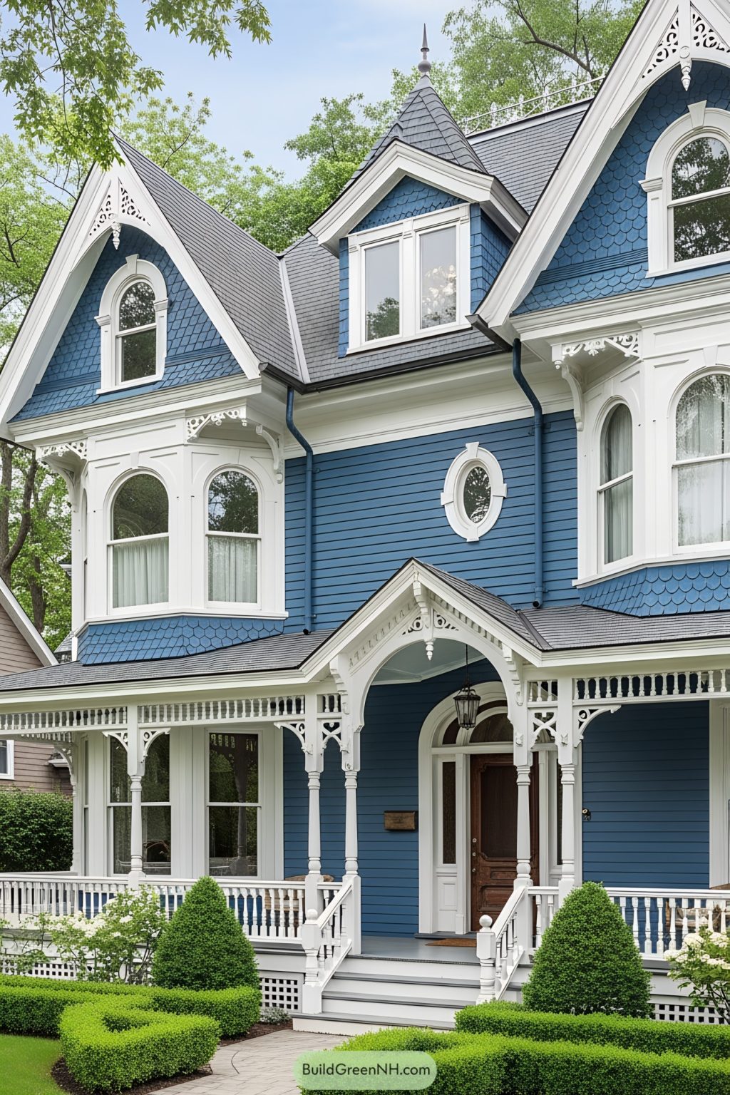 23 Blue Victorian Houses That Wear the Color Well