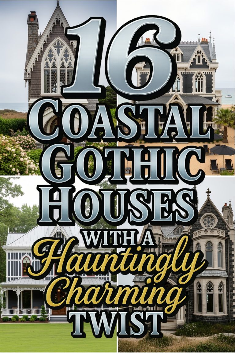 16 Coastal Gothic Houses With a Hauntingly Charming Twist