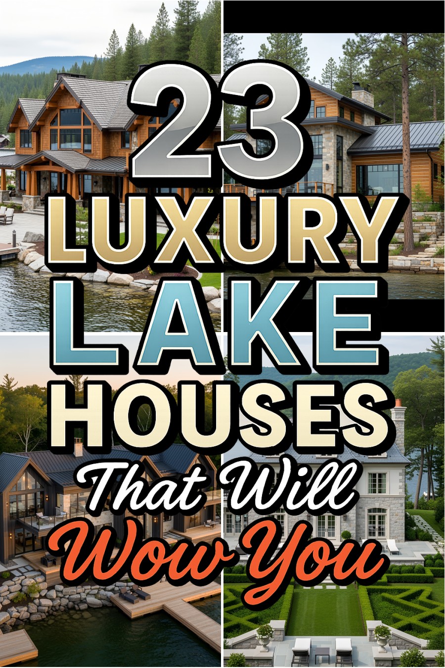 23 Luxury Lake Houses That Will Wow You