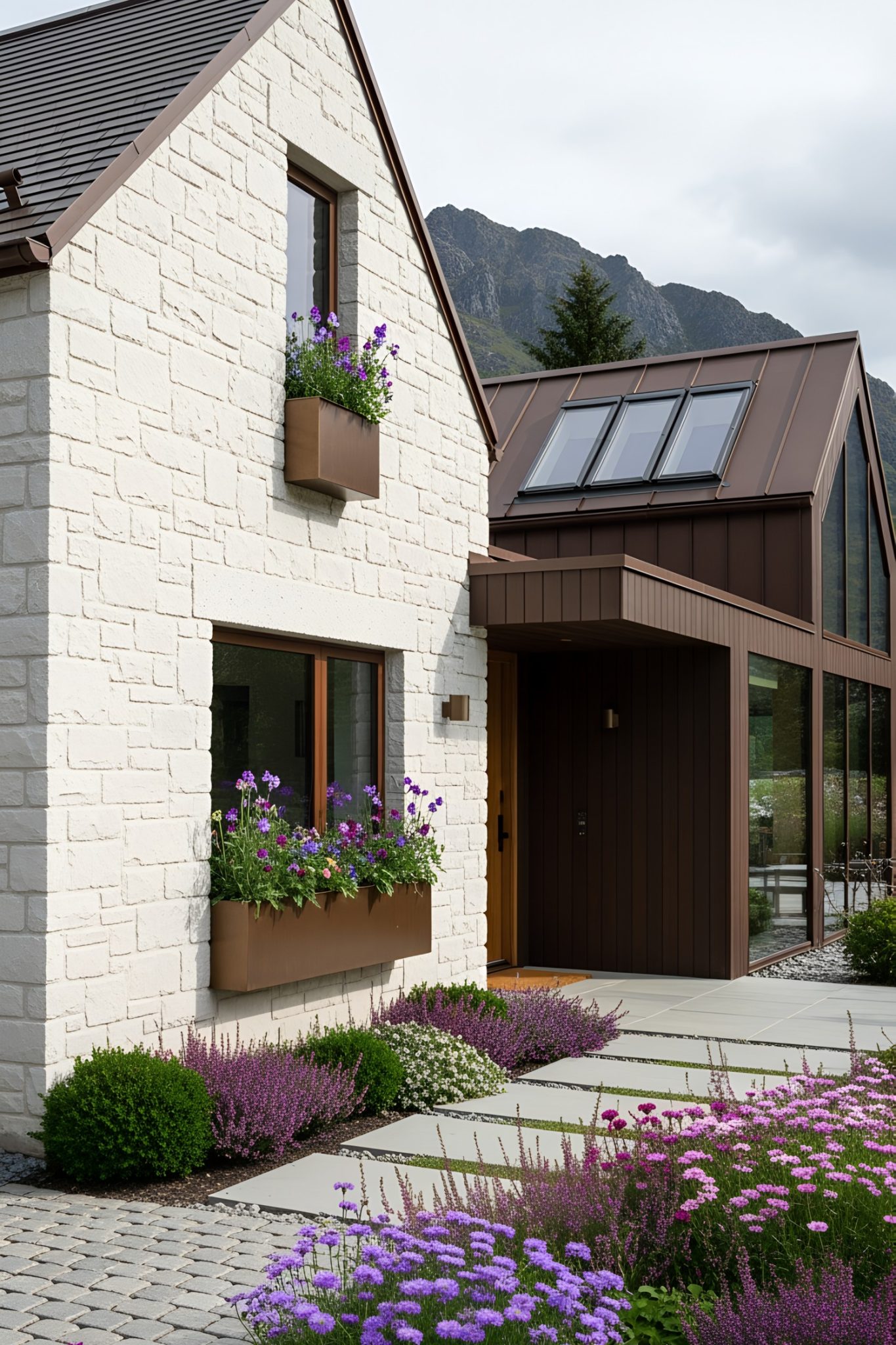 21 Modern House Designs with Built-In Flower Boxes That Bloom with Style