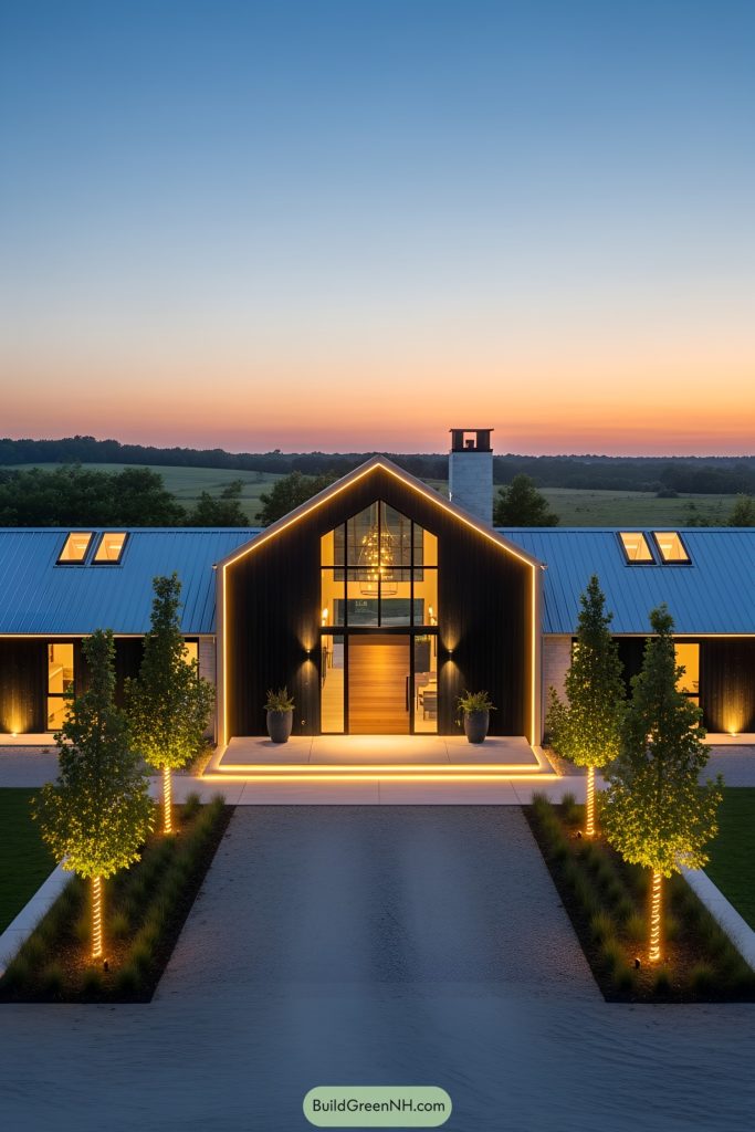 19 Modern Barndominiums Basking in Sunset Hues