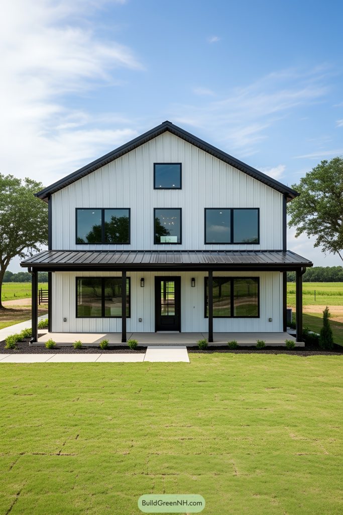 25 Black And White Barndominiums That Will Make You Say Yeehaw