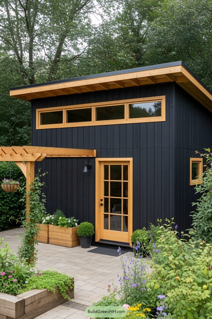 23 Black Sheds for More Backyard Drama