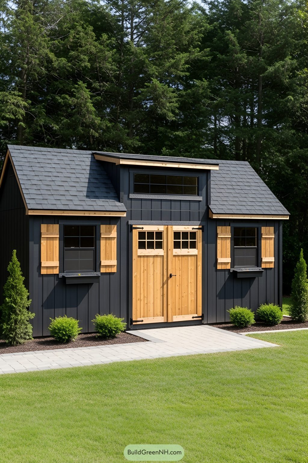 23 Black Sheds for More Backyard Drama