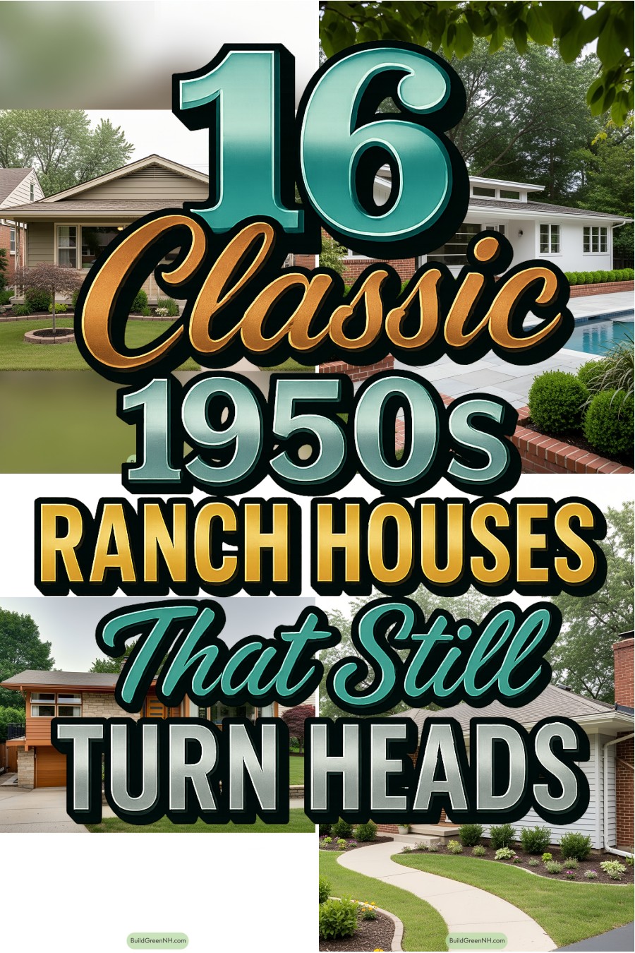 16 Classic 1950s Ranch Houses That Still Turn Heads