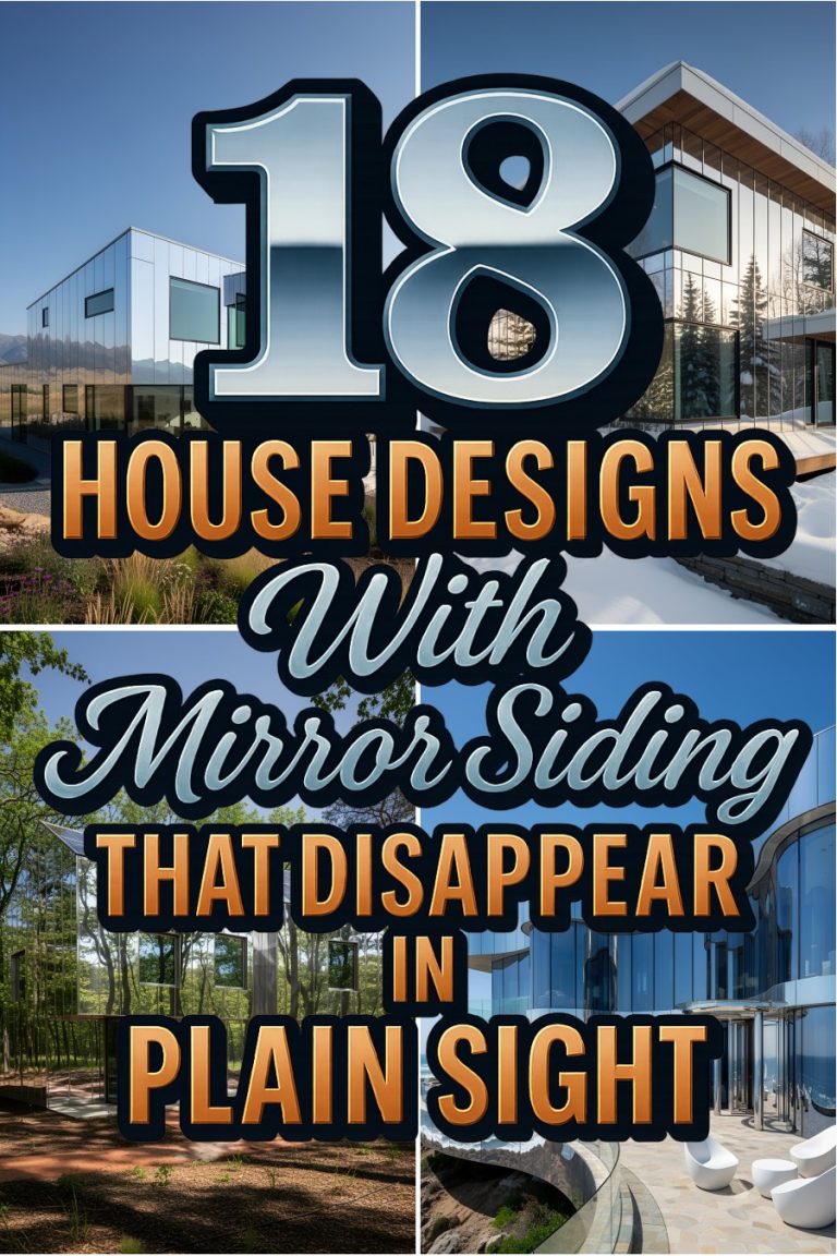 18 House Designs With Mirror Siding That Disappear in Plain Sight