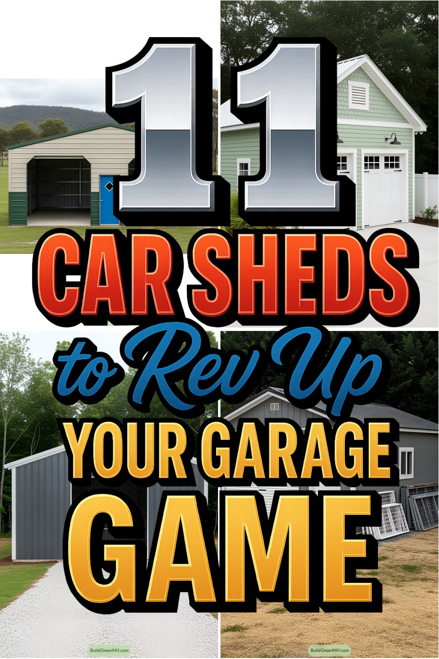 11 Car Sheds to Rev Up Your Garage Game