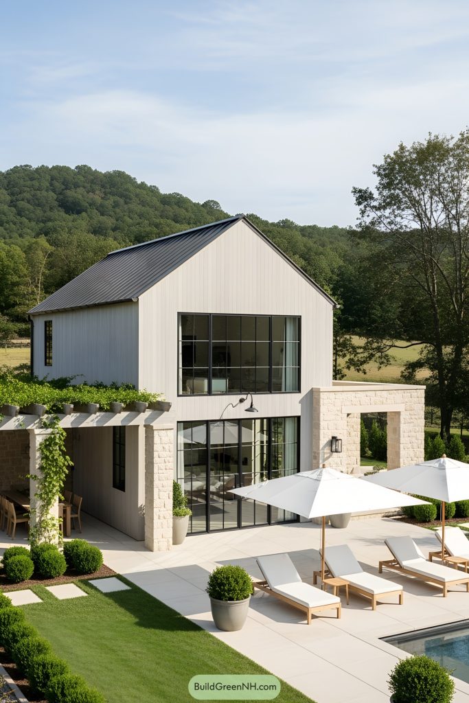 25 Farmhouse Pool Houses That Will Make You Want to Dive In