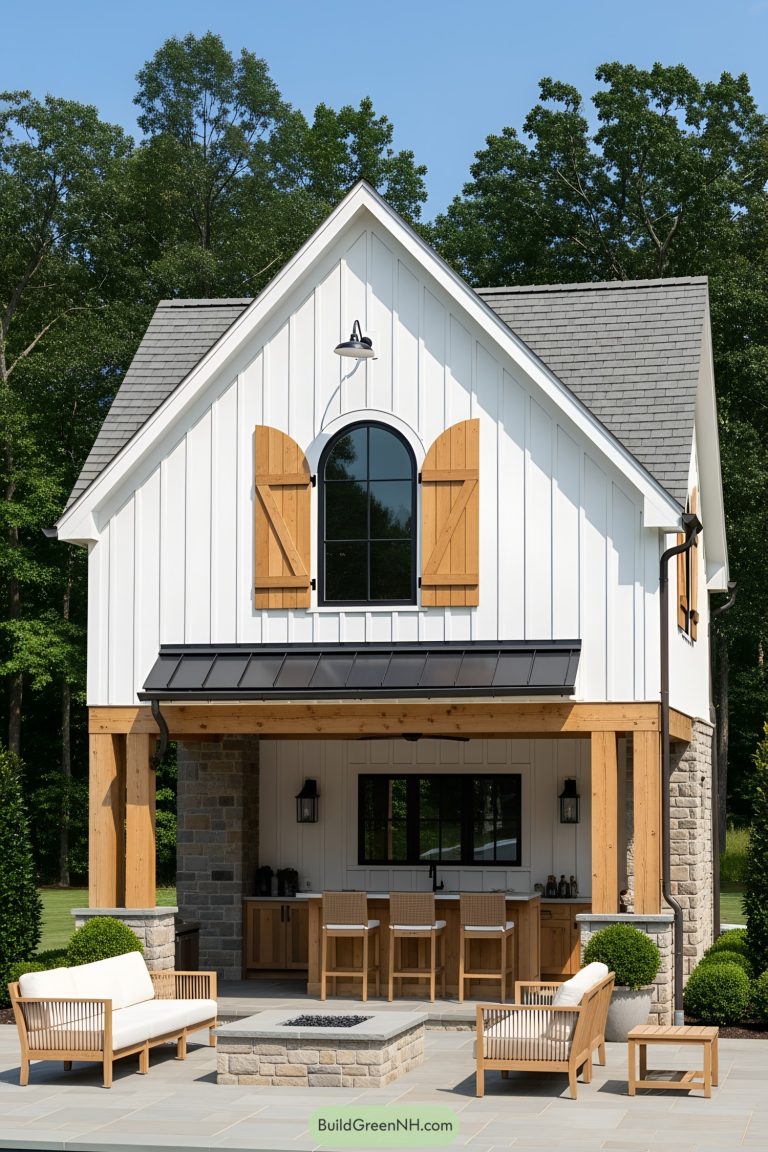 25 Farmhouse Pool Houses That Will Make You Want to Dive In
