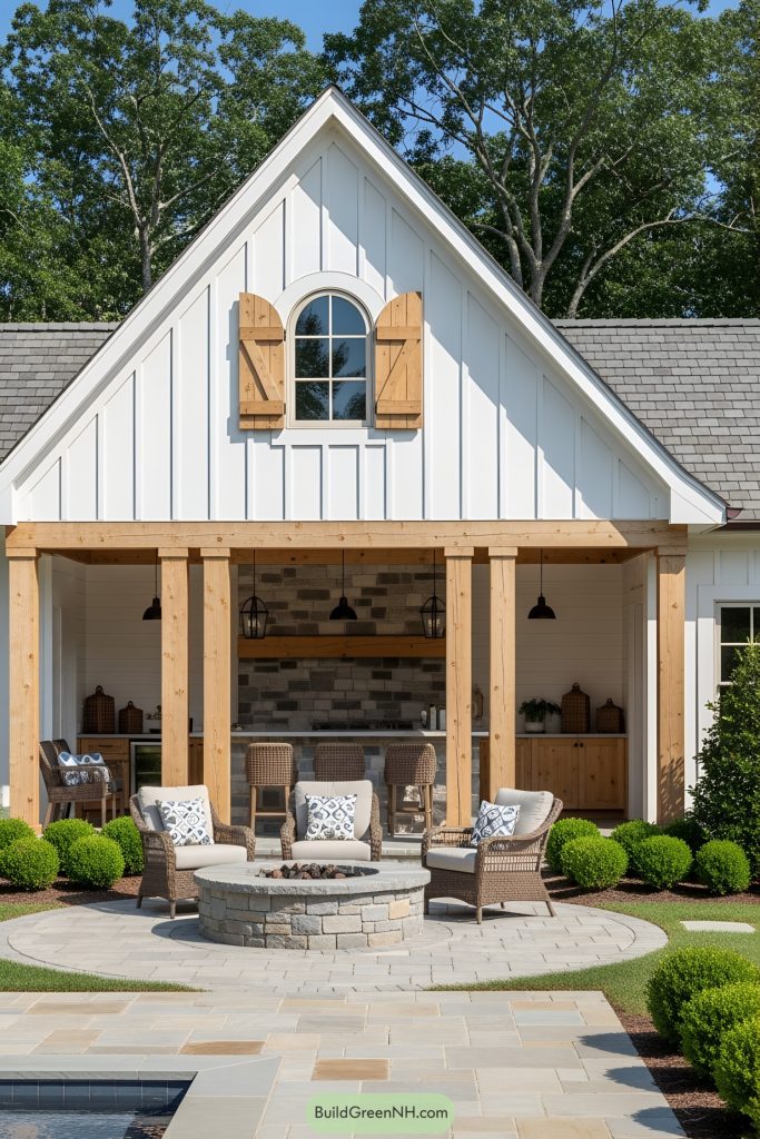 25 Farmhouse Pool Houses That Will Make You Want to Dive In
