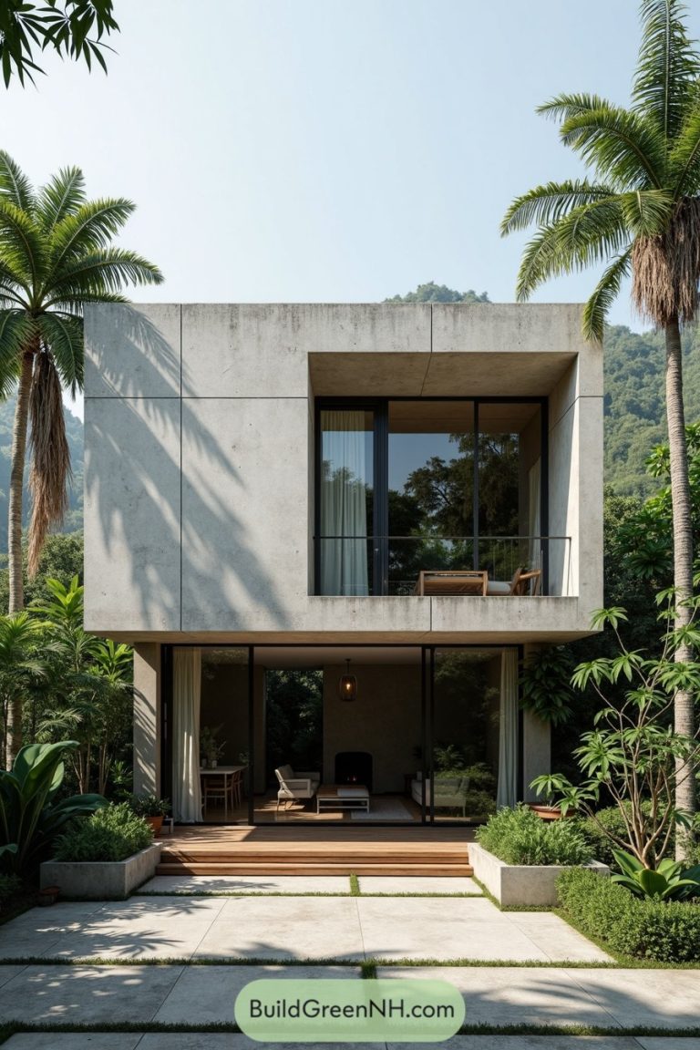 22 Industrial Tropical Houses That Blend Raw Edge with Lush Vibes