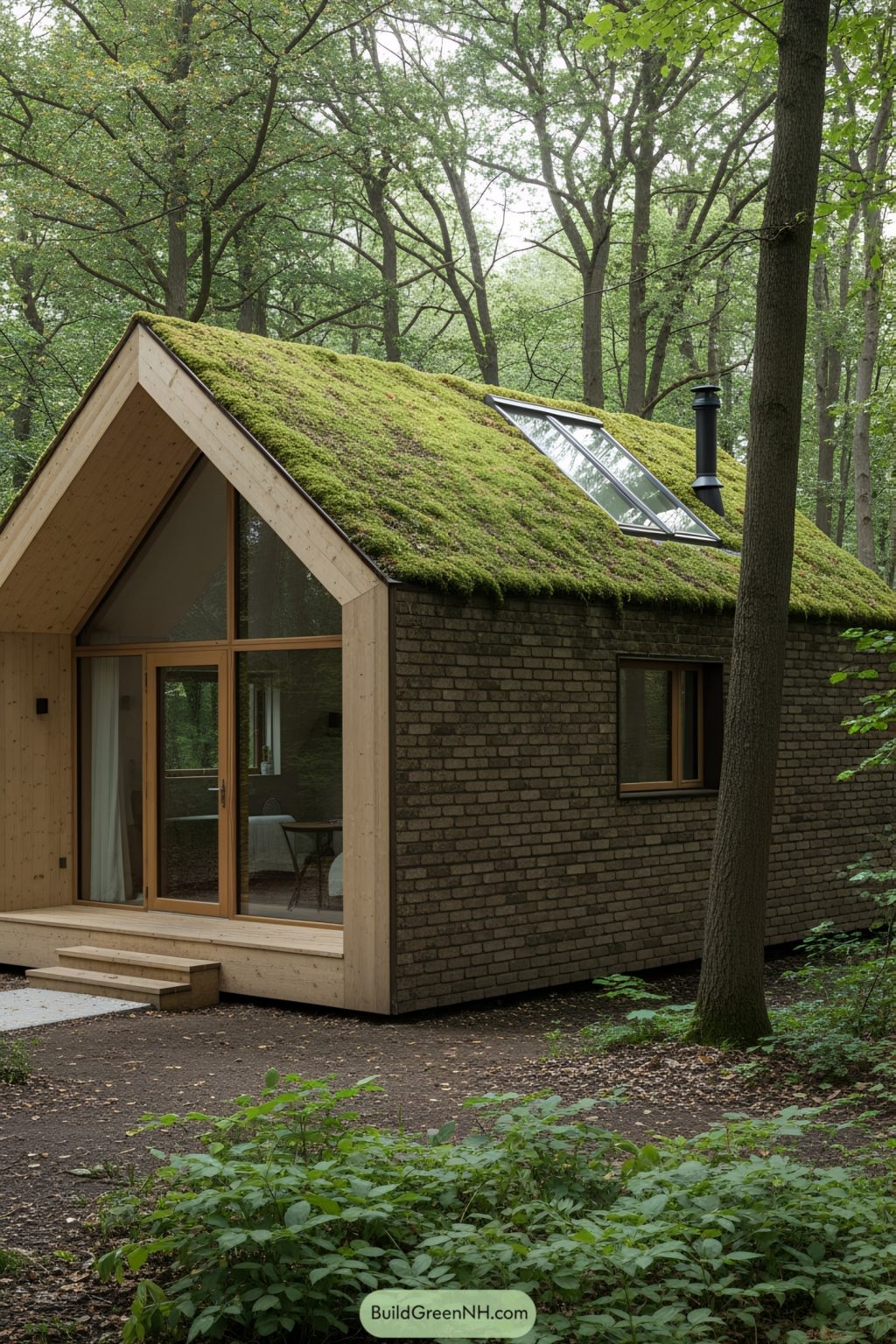 24 Small Forest Houses With Mossy Roofs and Camouflage
