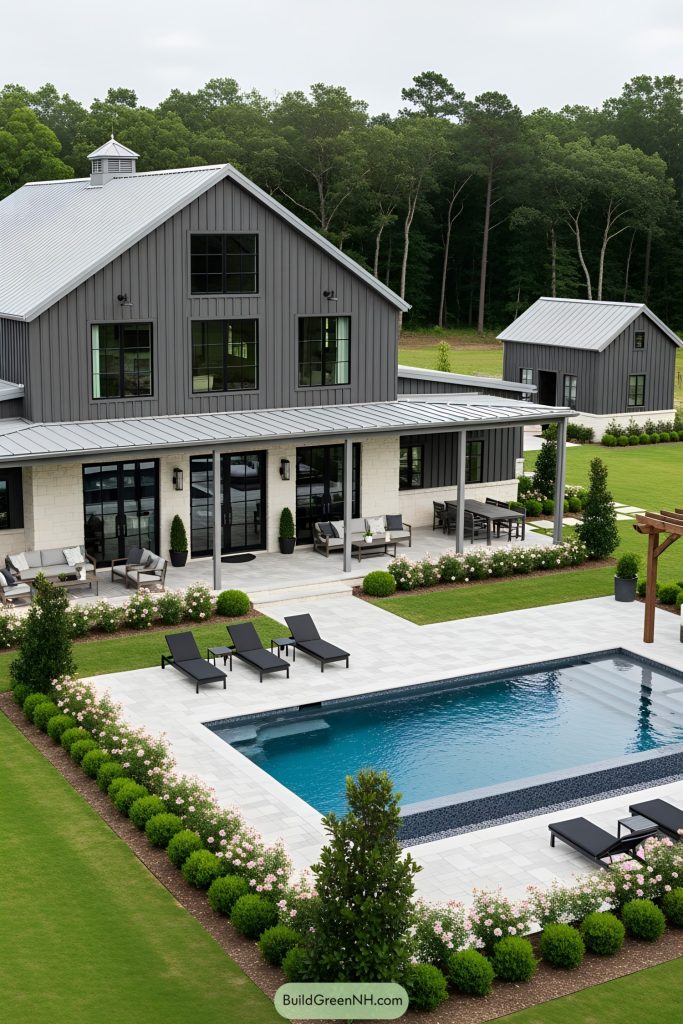 25 Barndominiums With Pools That Make a Splash