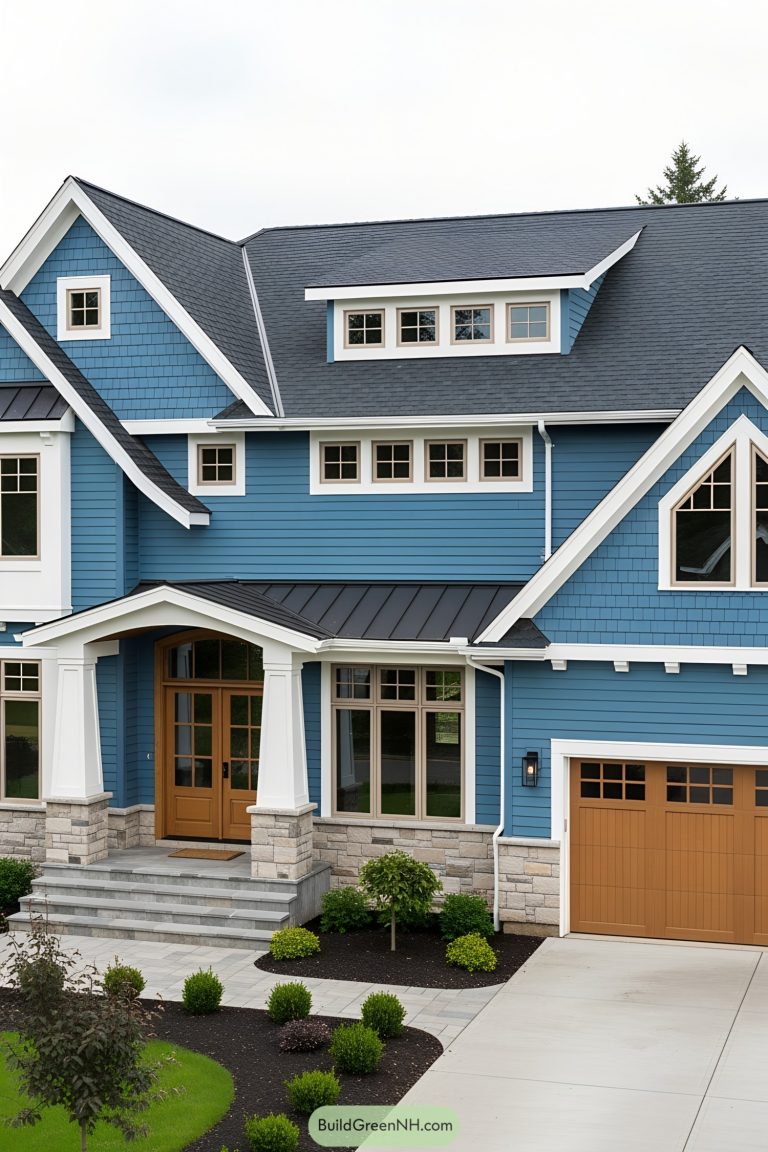 22 Blue Suburban Houses That Will Paint Your World Happy
