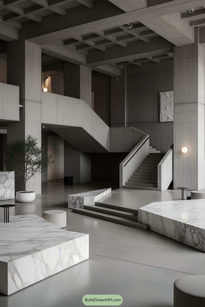 20 Stunning Brutalist Interiors You Won't Believe