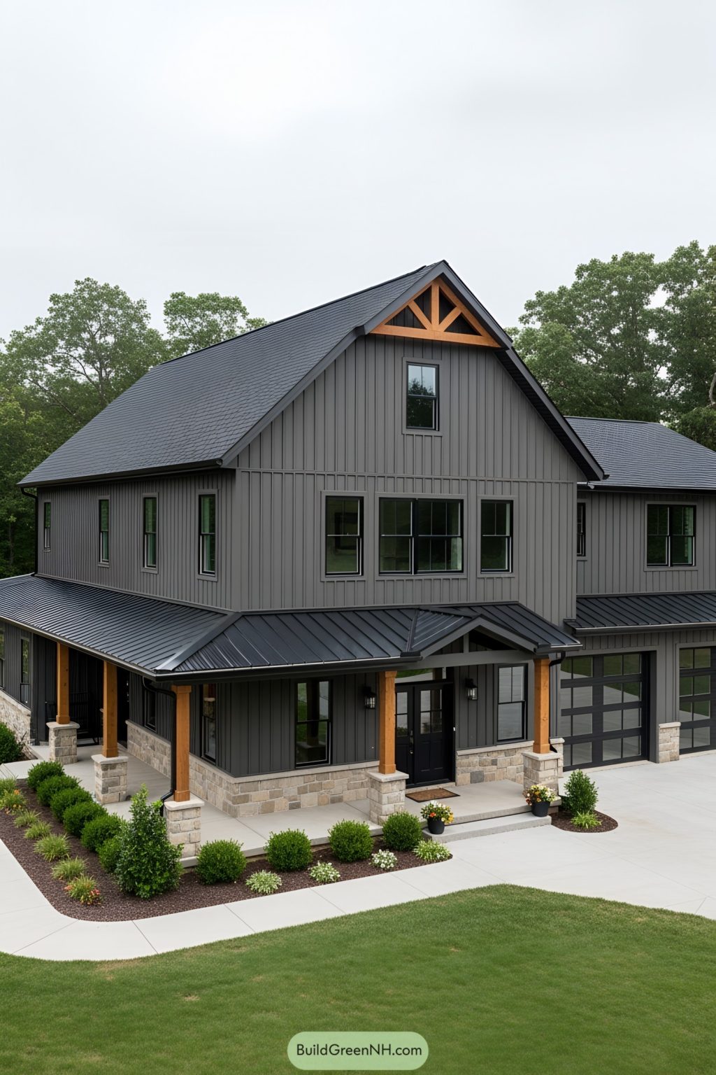 23 Dark Gray Barn Houses That Embrace the Moody Vibe