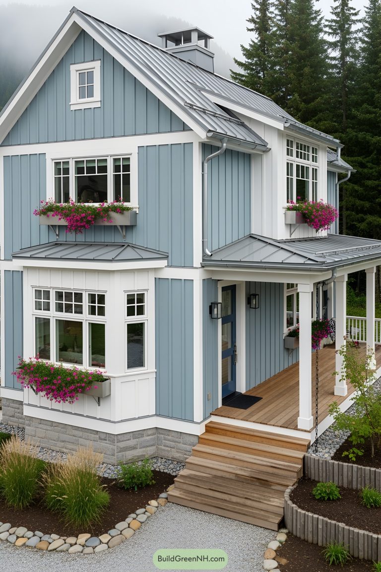 25 European Modern Cottages With Blooming Flower Boxes