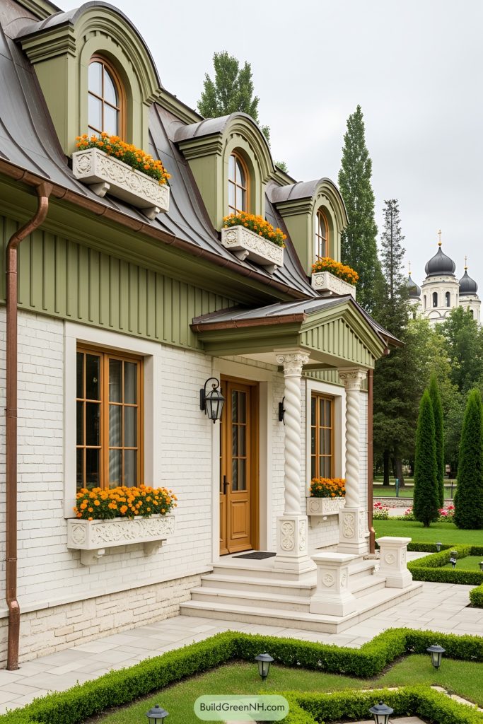 25 European Modern Cottages With Blooming Flower Boxes