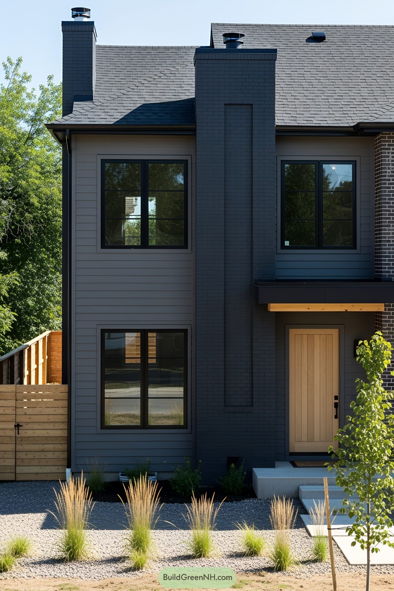 24 Modern Houses With Black Windows That Wow