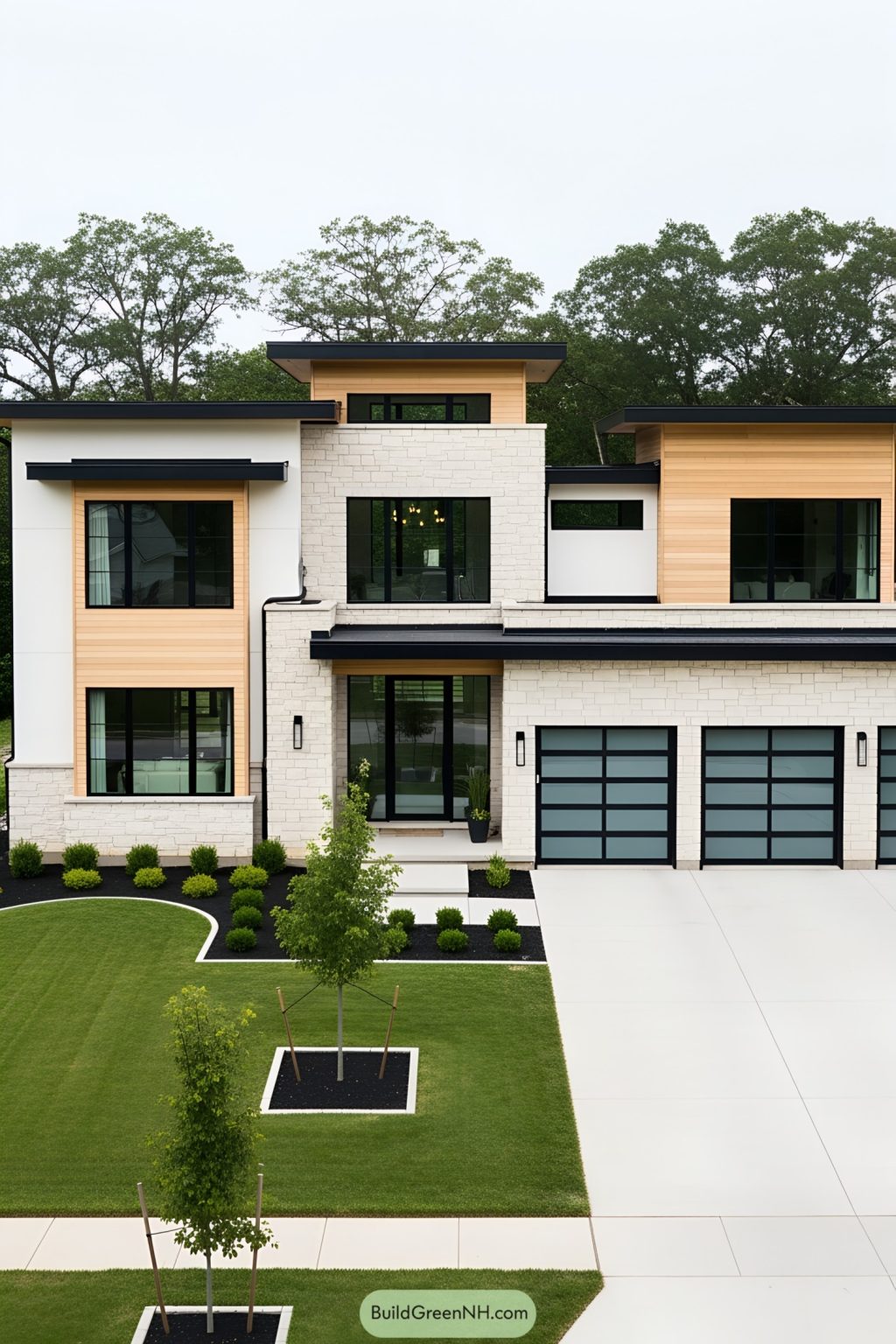 24 Modern Houses With Black Windows That Wow